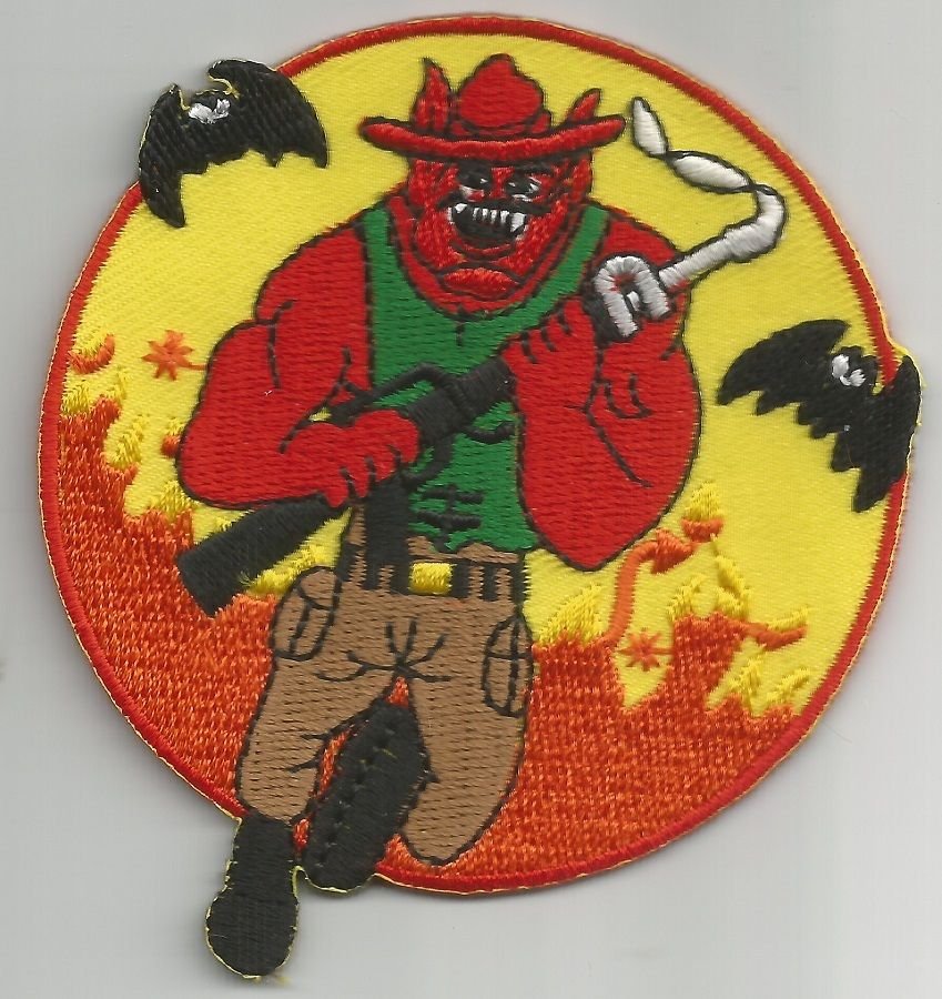 USMC DEVIL DOG MILITARY PATCH - US MARINES