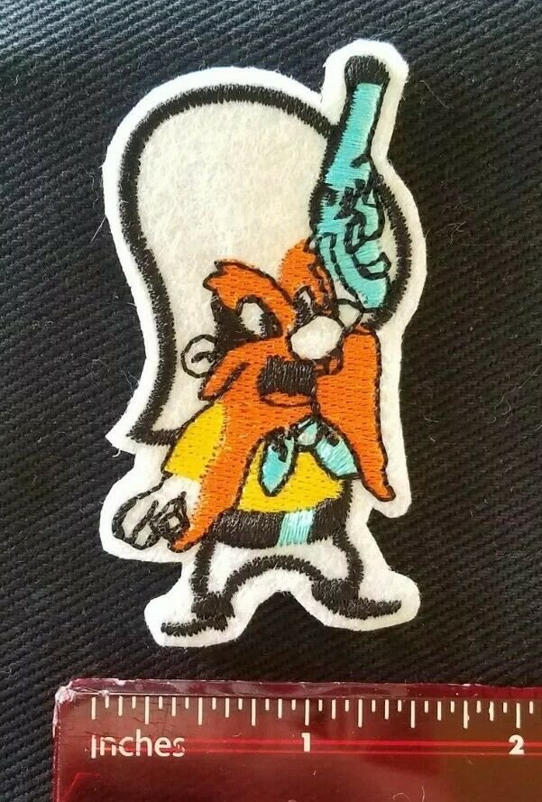 Vintage Yosemite Sam CARTOON PATCH LOONEY TUNES NOS SEW ON PATCH