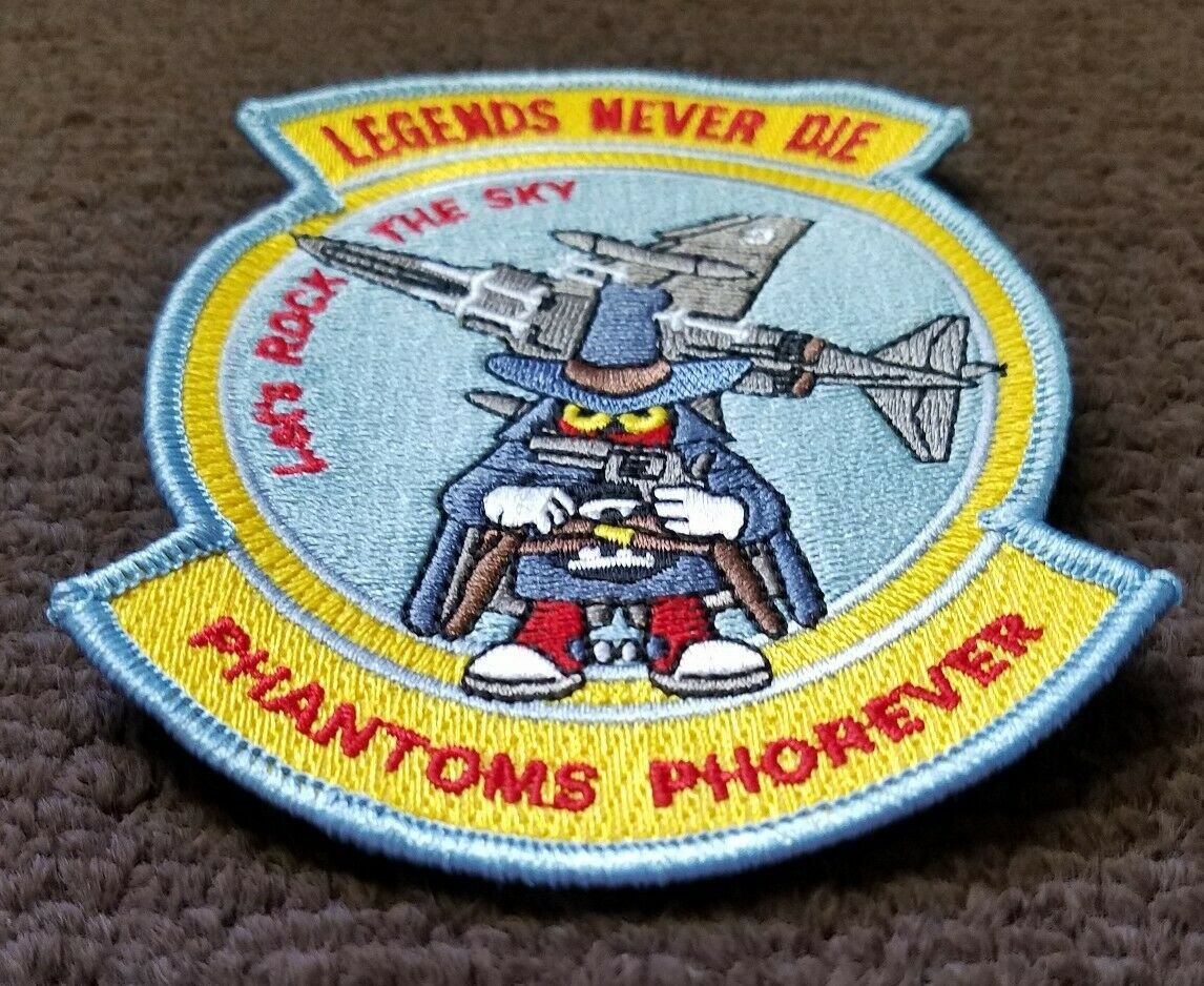 US NAVY F-4 Phantom II Military Patch Phantoms Phorever LEGENDS SPOOK PATCH