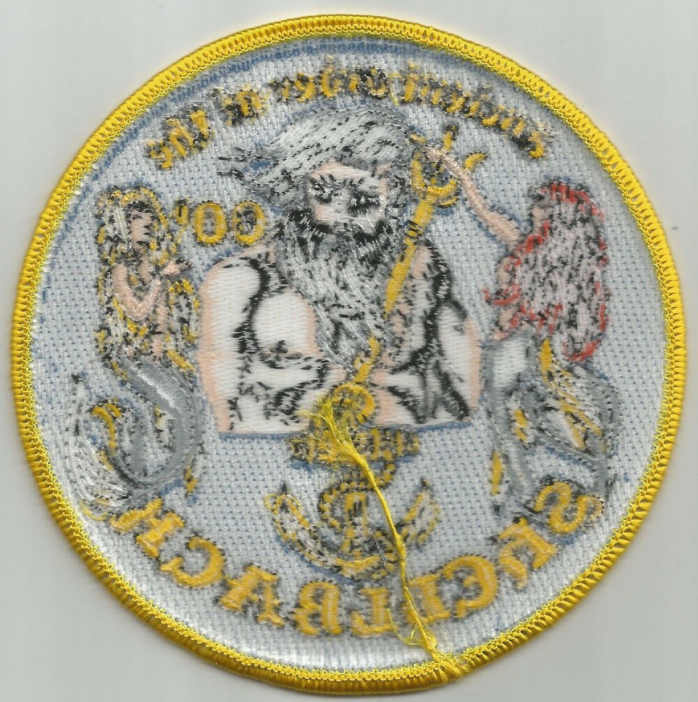 US NAVY Crossing of the Equator Shellback ANCIENT ORDER SHELLBACK PATCH