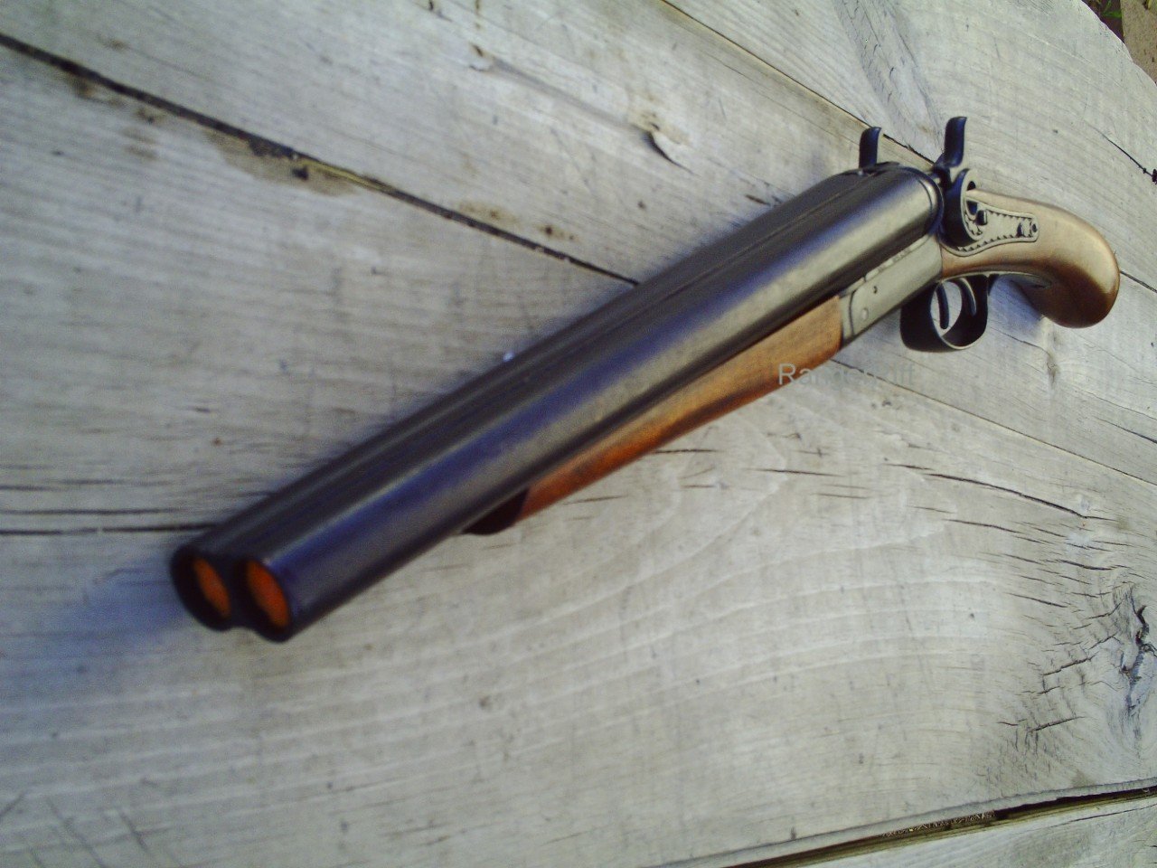 Replica Street Howitzer Sawed Shotgun Off Non Firing Pistol Gun Payne ...
