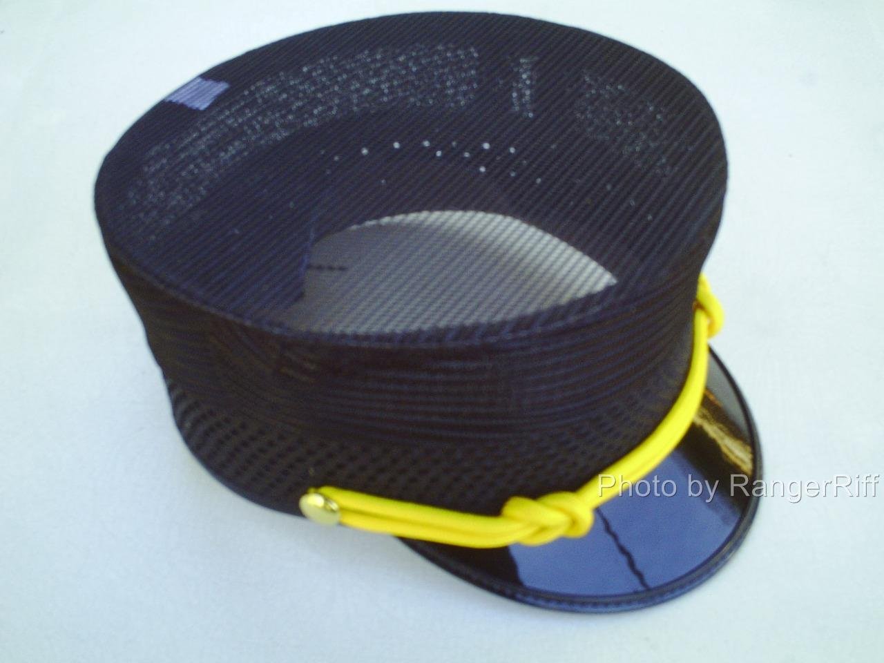 Conductor Hat Summer Mesh Trolley Trainman Black Uniform