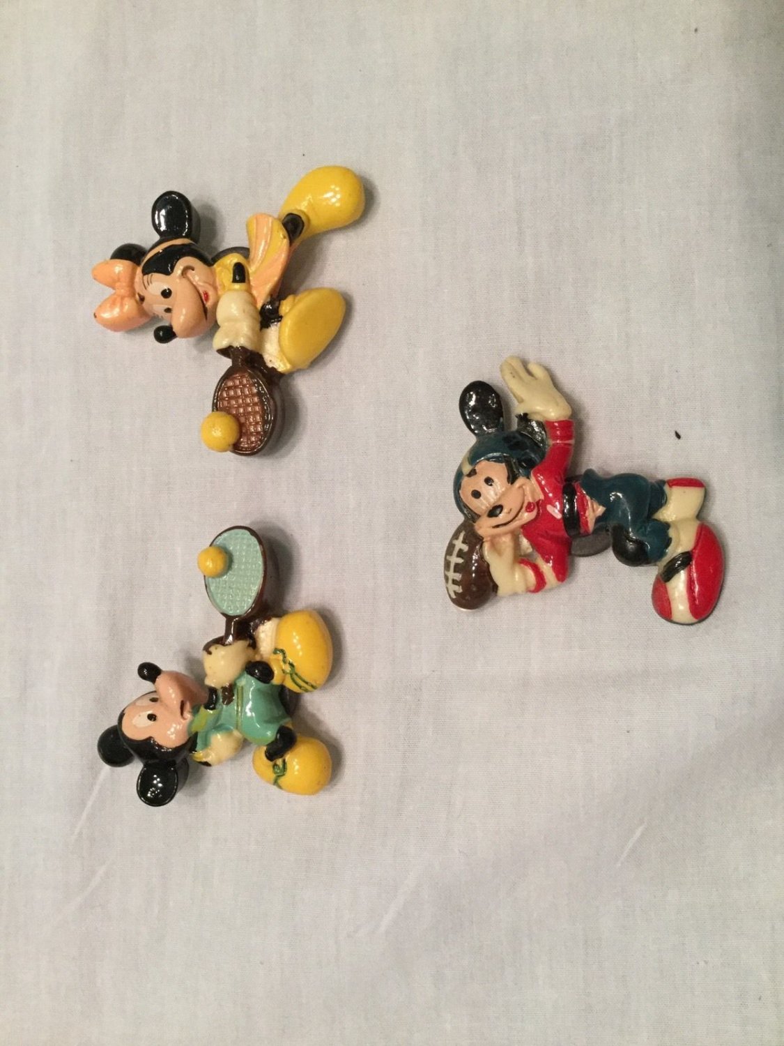14 RARE Disney Magnets 70s Disneyland WDW Rubber Plastic 3D Mickey ...