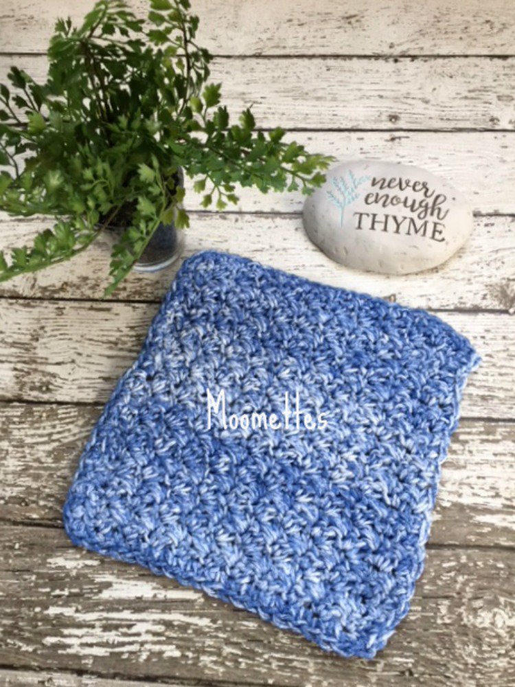 Kitchen Dishcloths Light Blue Blues Cotton Dish Cloths Set of 3 ...