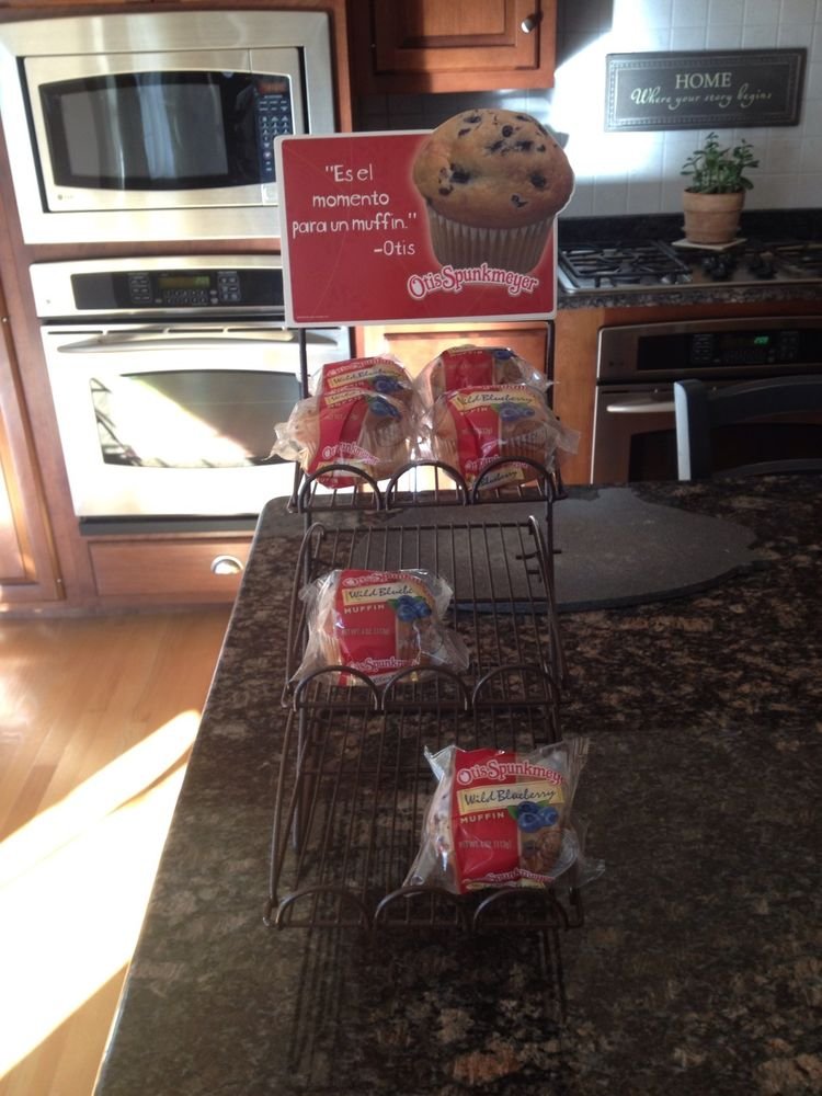 Otis Spunkmeyer Muffin Display Brand New