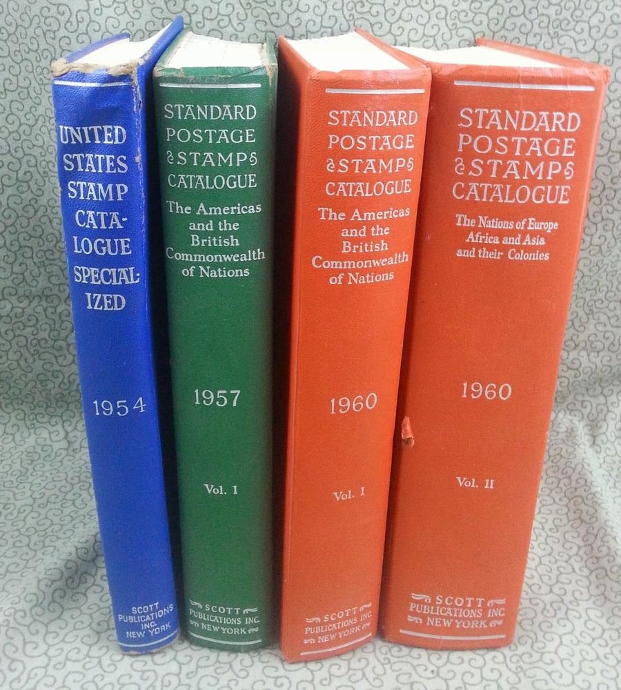 1954, 1957 & 1960 Vol. I & II Scott's Standard Postage Stamp ...