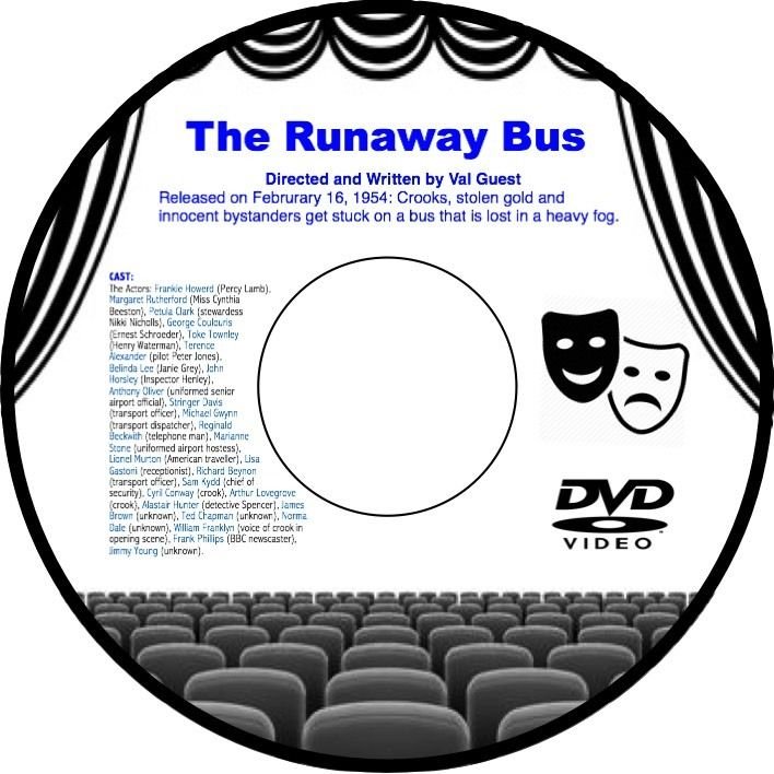 The Runaway Bus 1954 Crime Comedy Film DVD Frankie Howerd M Rutherford ...