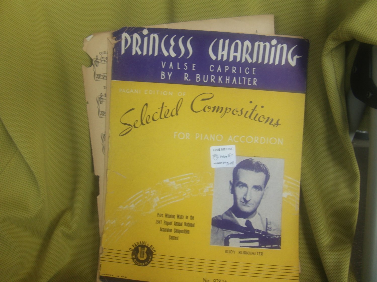 Princess Charming Valse Caprice - Accordion Solo - Sheet Music