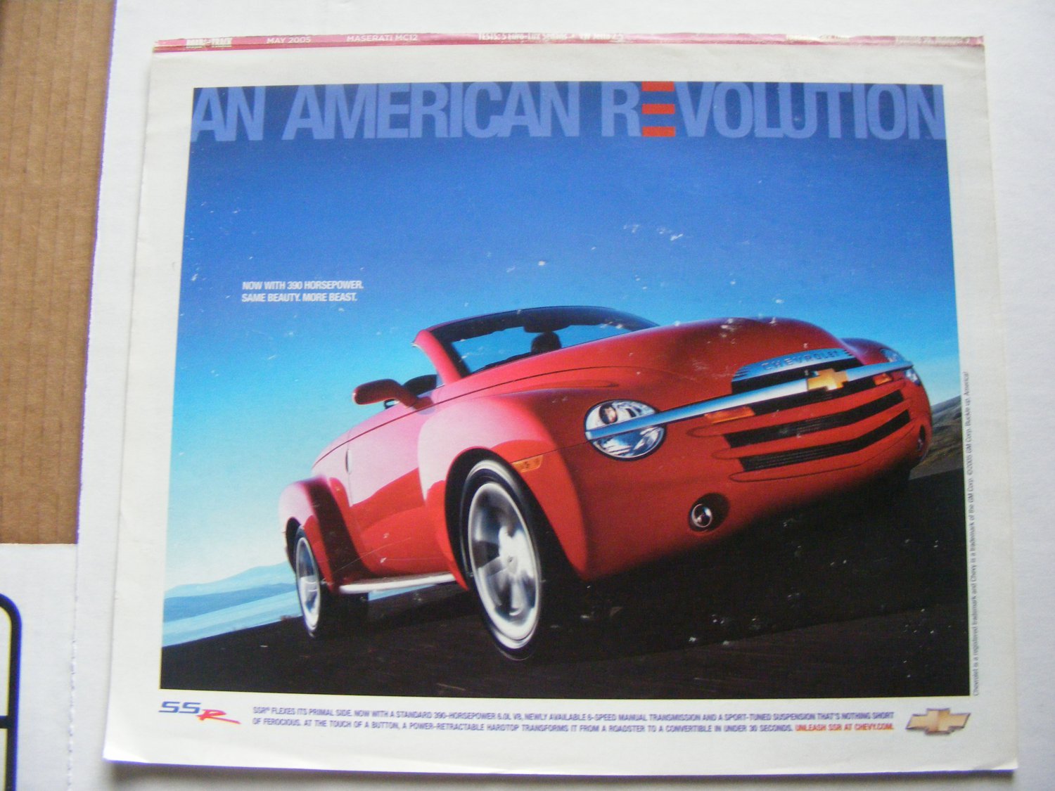 2005 2006 Chevrolet Ssr Original Advertisement