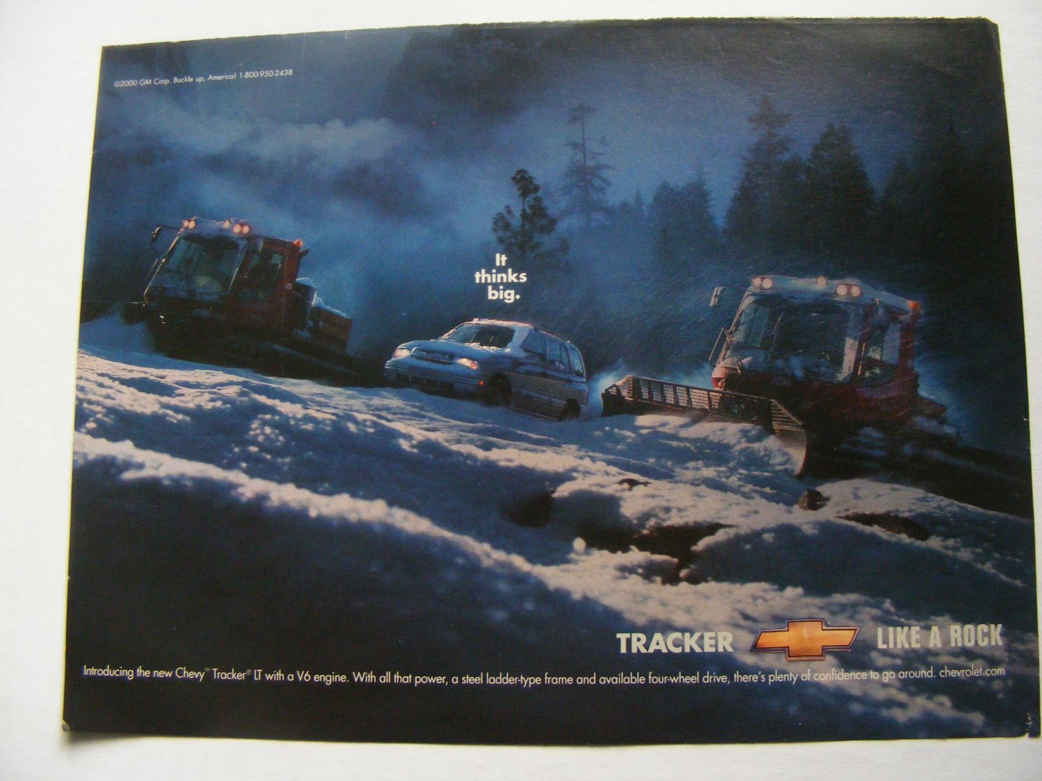 2001 Chevrolet Geo Tracker Original Advertisement