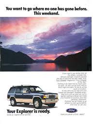 1992 Ford Explorer vintage magazine advertisement