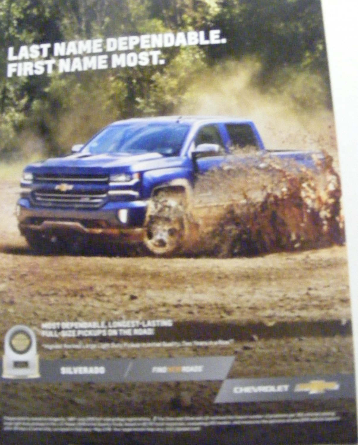 Chevy Silverado original magazine ad