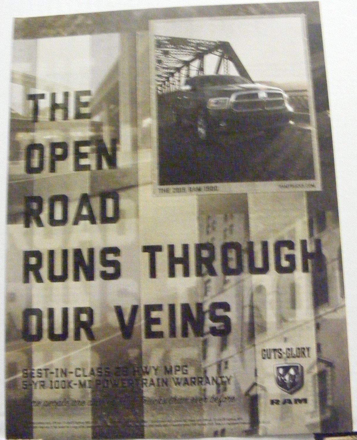 Dodge Ram 1500 Original Magazine Advertisement