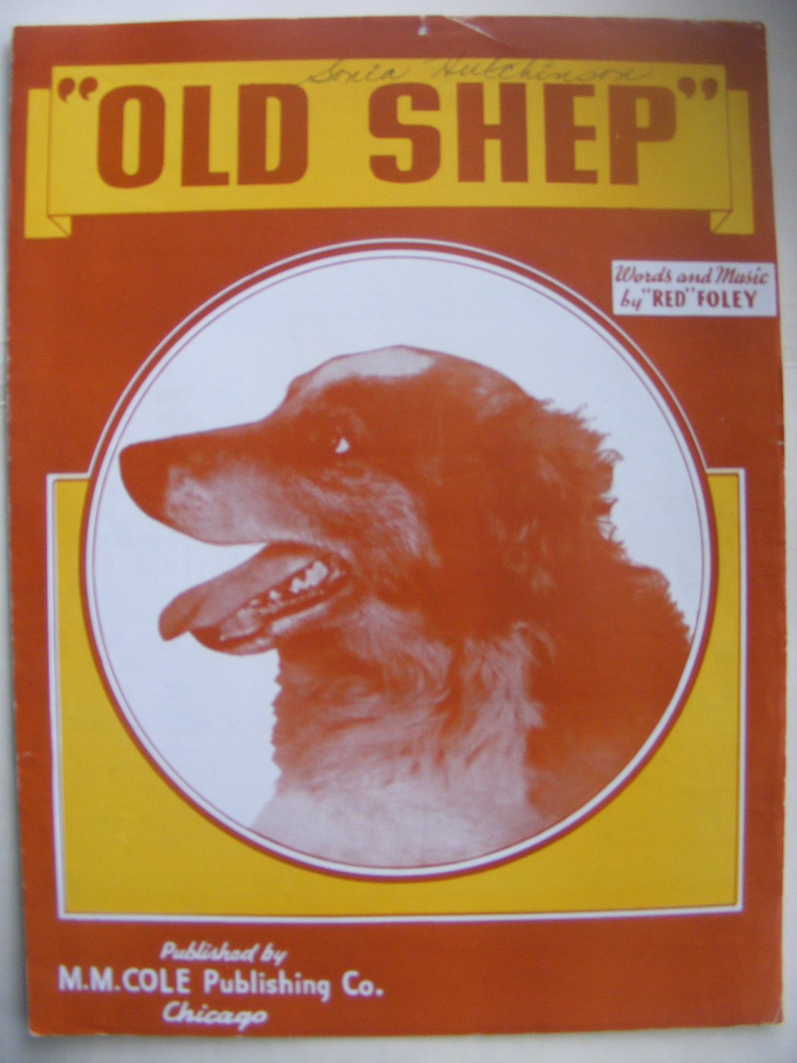 Old Shep (1940) Sheet music