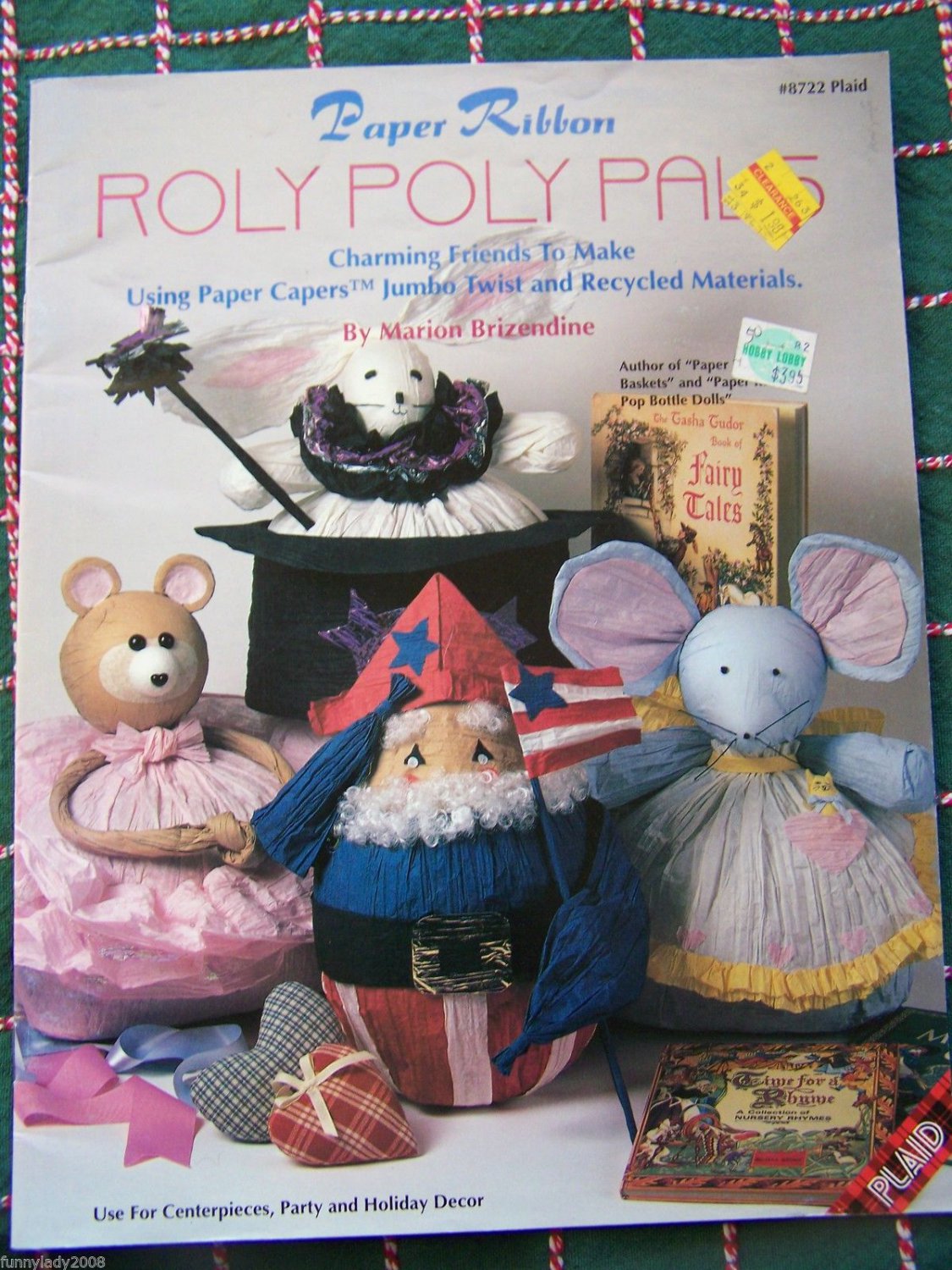 9 Paper Capers Twist Doll Animal Patterns Ballerina Panda Bear Cow Duck ...