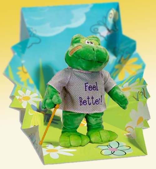 Animated Feel Better Hoppy the Frog