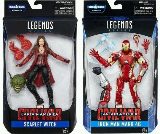 Hasbro Marvel Legends Infinite Series Scarlet Witch Iron Man NEW!