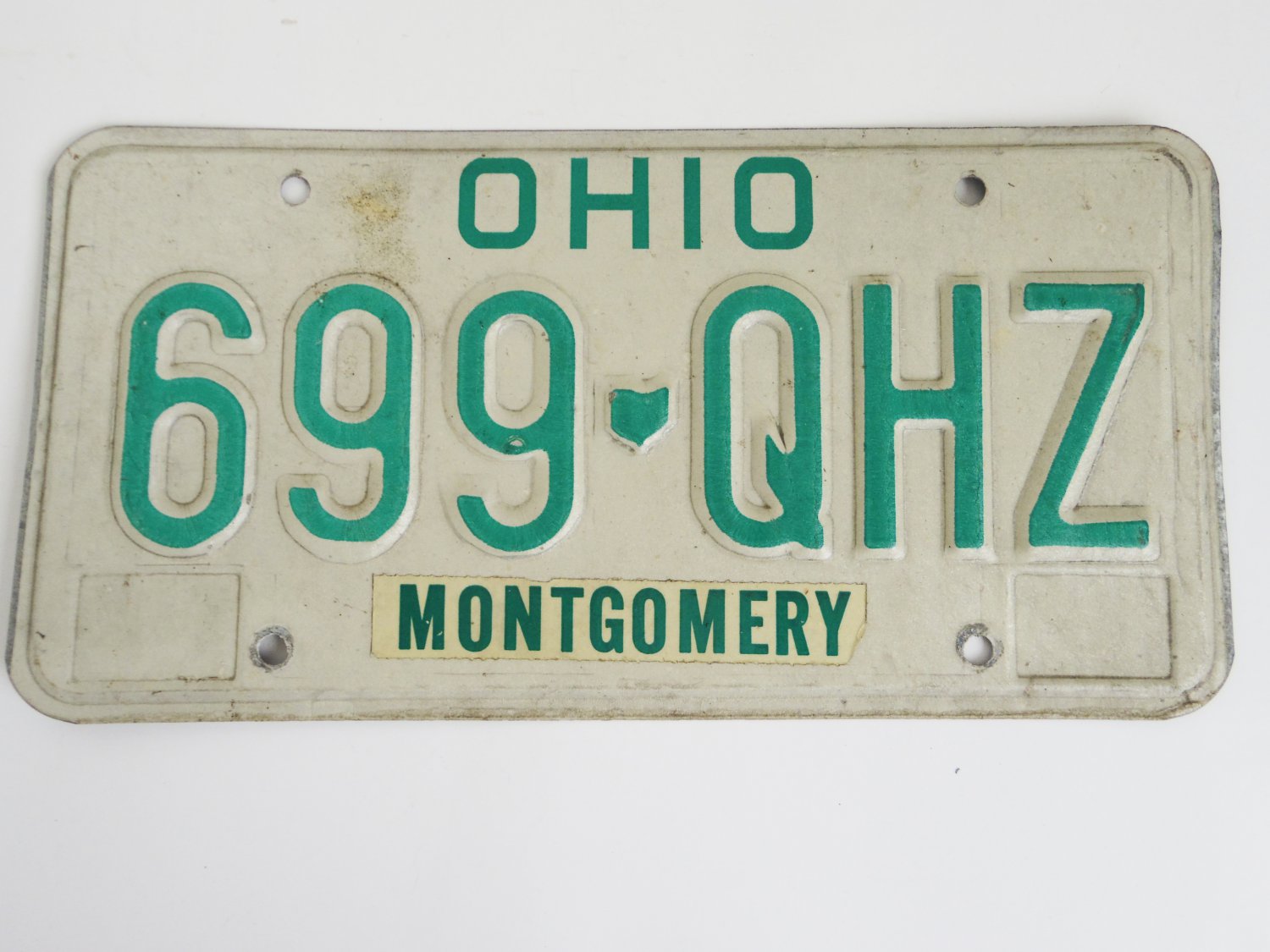 Ohio License Plate Montgomery Country