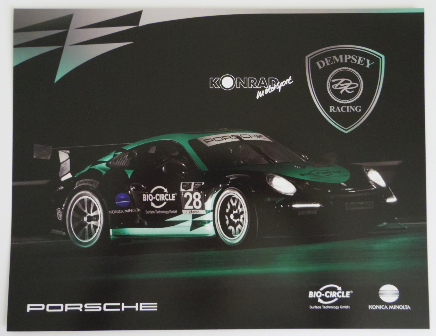 Patrick Dempsey Racing Team Hero Card Porsche GT3 RSR IMSA