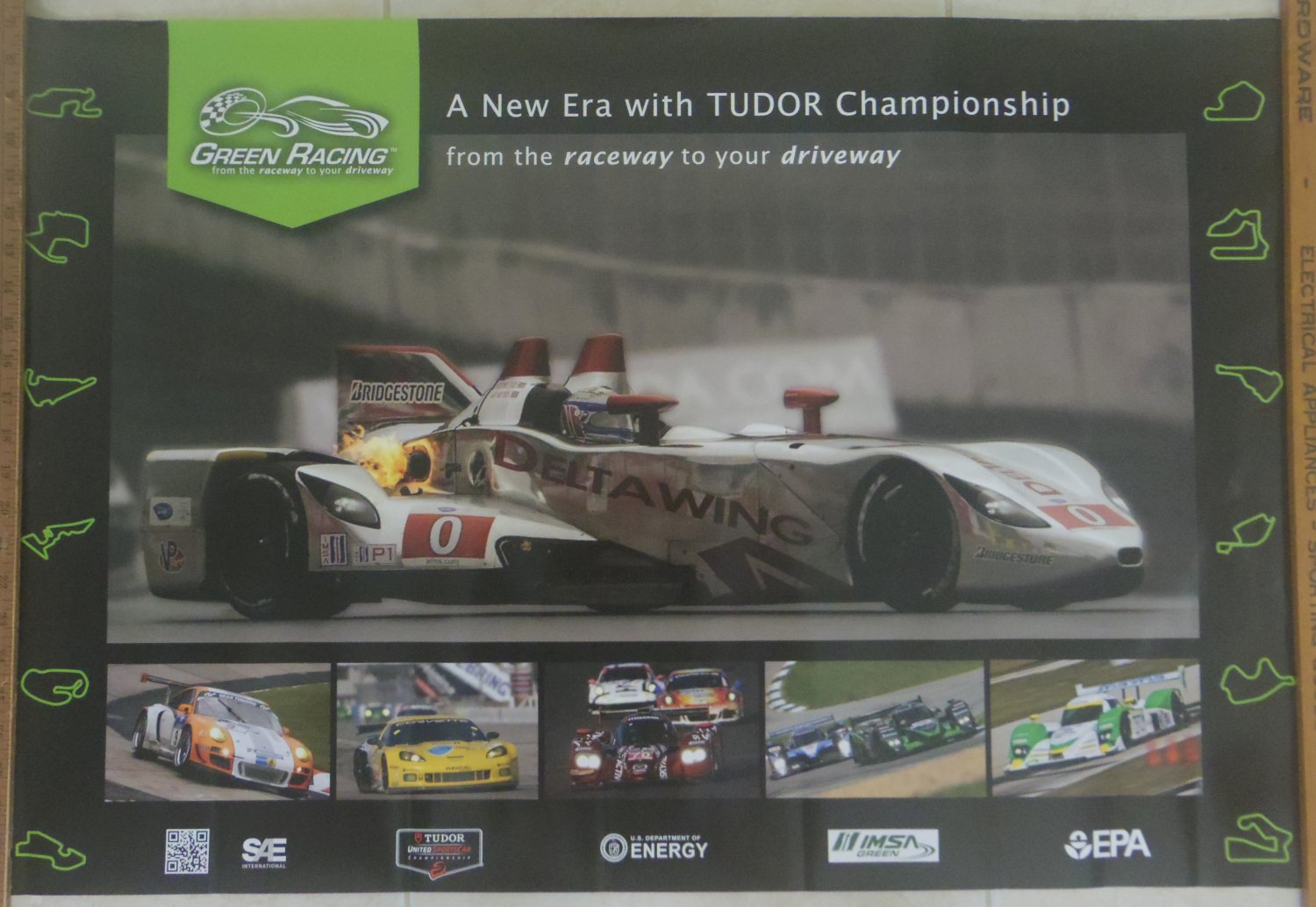 DeltaWing Racing Cars Tudor Championship Poster IMSA WEC Deltawing ...