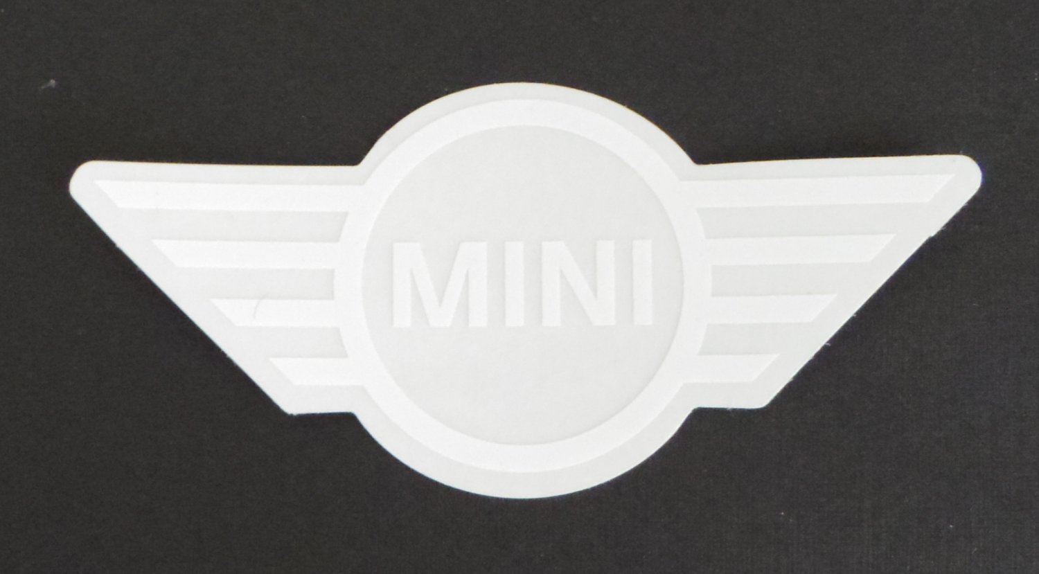 Mini Cooper Logo Sticker White JCW Works Sticker