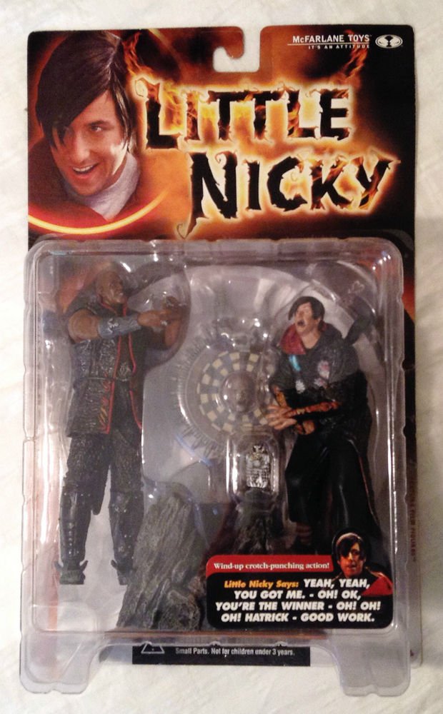 RARE McFarlane Toys Little Nicky/Cassius/Dartboard Figures MOC CANADIAN ...