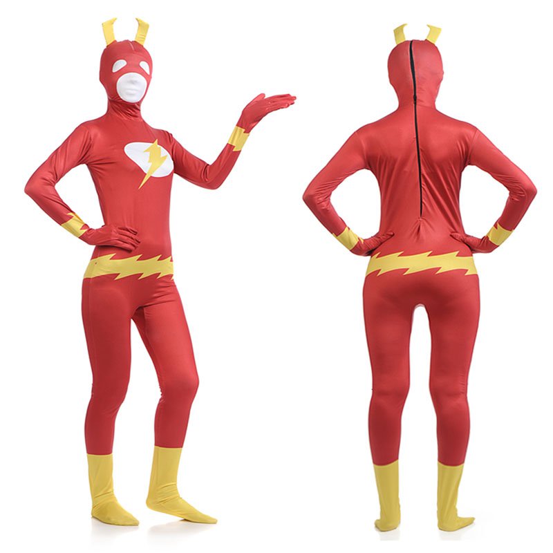 DC 's The Flash kids and adults size lovely Cosplay zentai Suit ...