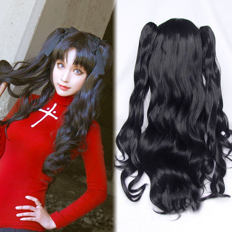 Fate/Stay night Rin Tohsaka cosplay Halloween Comic-Con Party gray twin ...