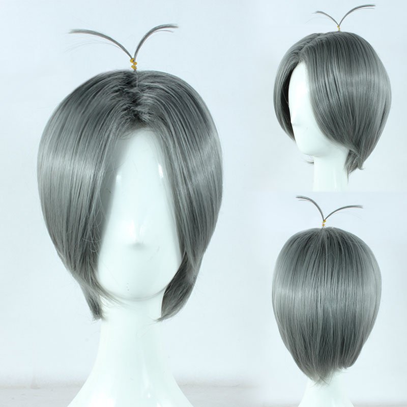 Zootopia sloth flash cosplay wig deep gray centre parting Comic-Con ...