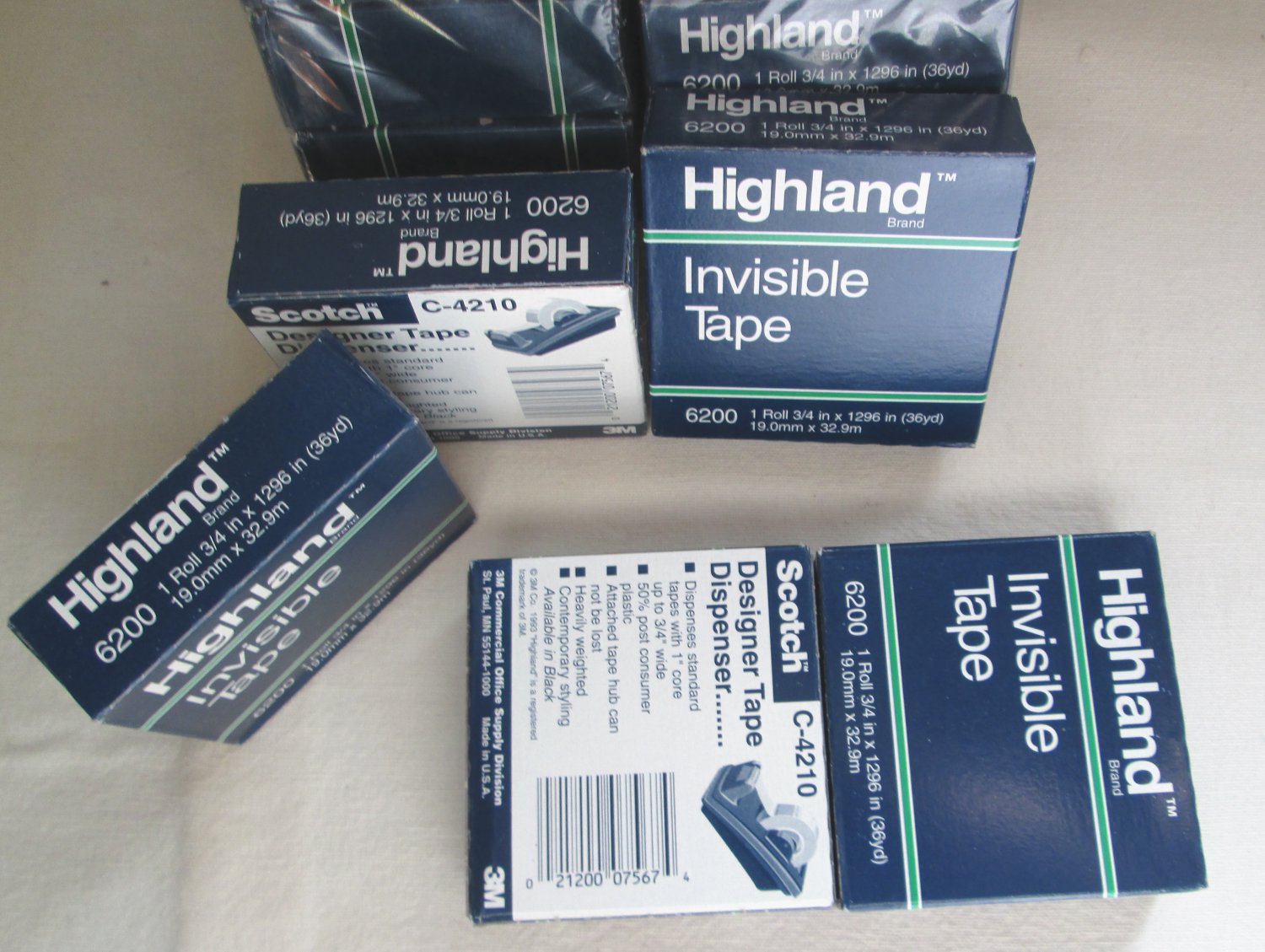 4x36 yrds 3M Highland Scotch Invisable Tape