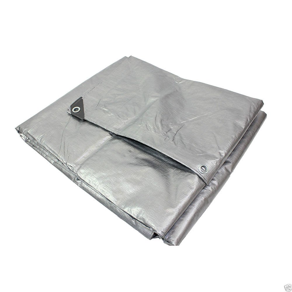 MIT 12' x 12' Silver Tarp Cover Canopy #6328