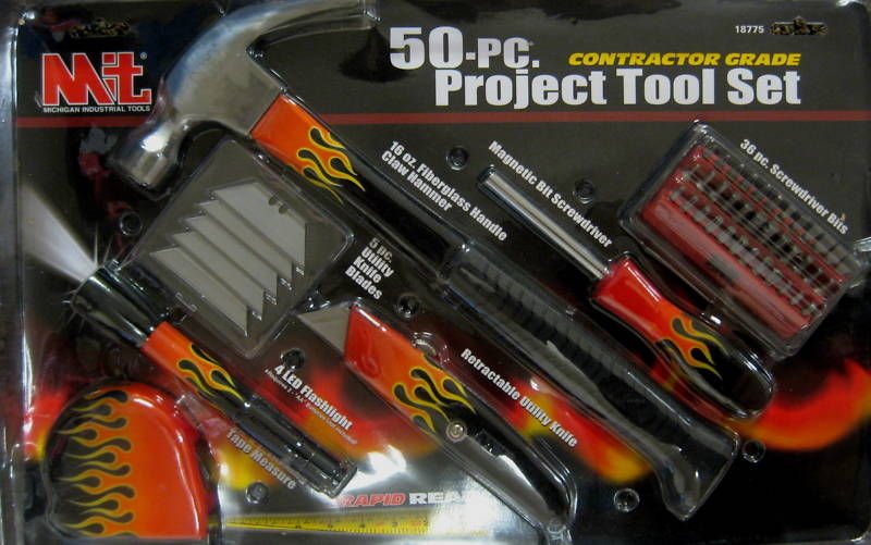 MIT Contractor Grade 50-Pc. Project Tool Set #18775