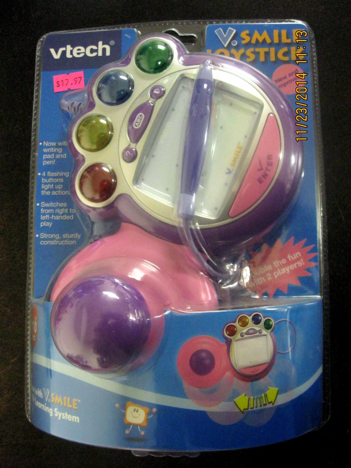 NEW! V Tech - V.Smile - Plus Joystick Pink Item# 80 091430