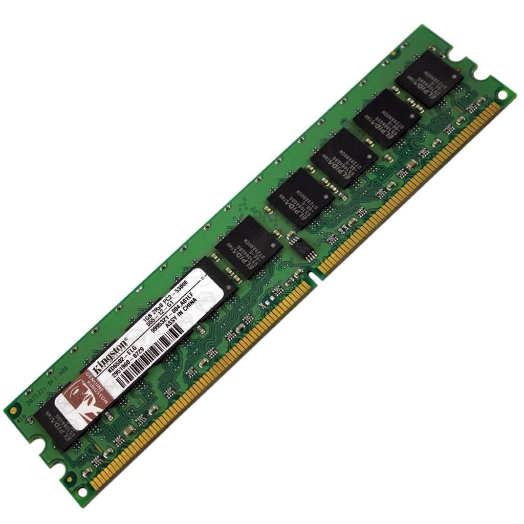 Kingston 1GB Memory Ram PC2-5300 DDR2-667 KD6502-ELG 9995321.004.A01LF