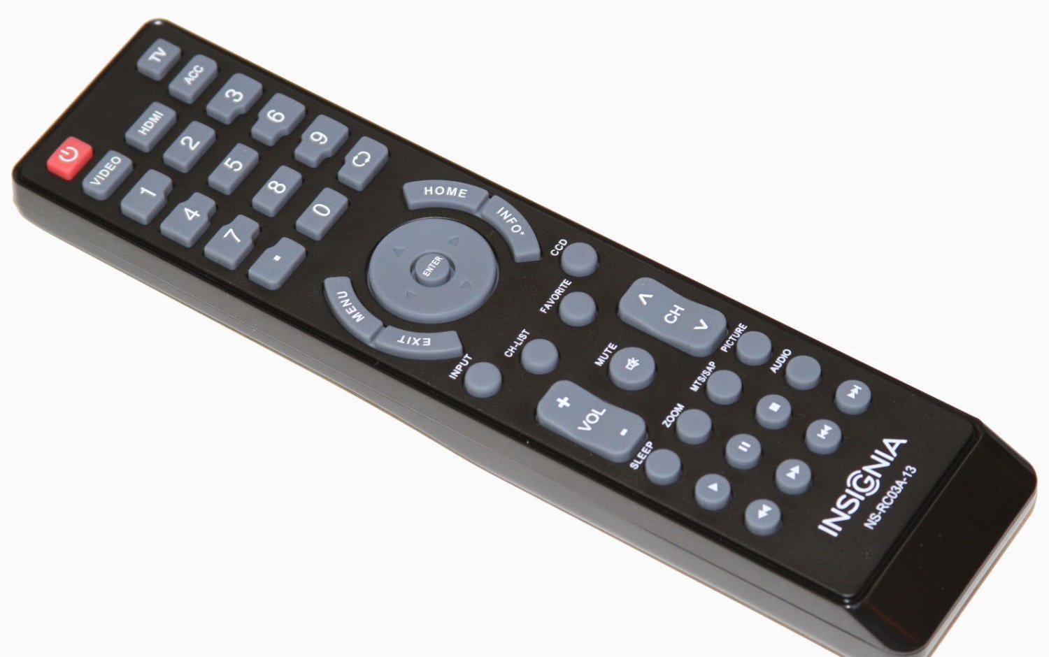 New OEM INSIGNIA NS-RC03A-13 LCD-LED TV Remote Work With Most Insignia TV