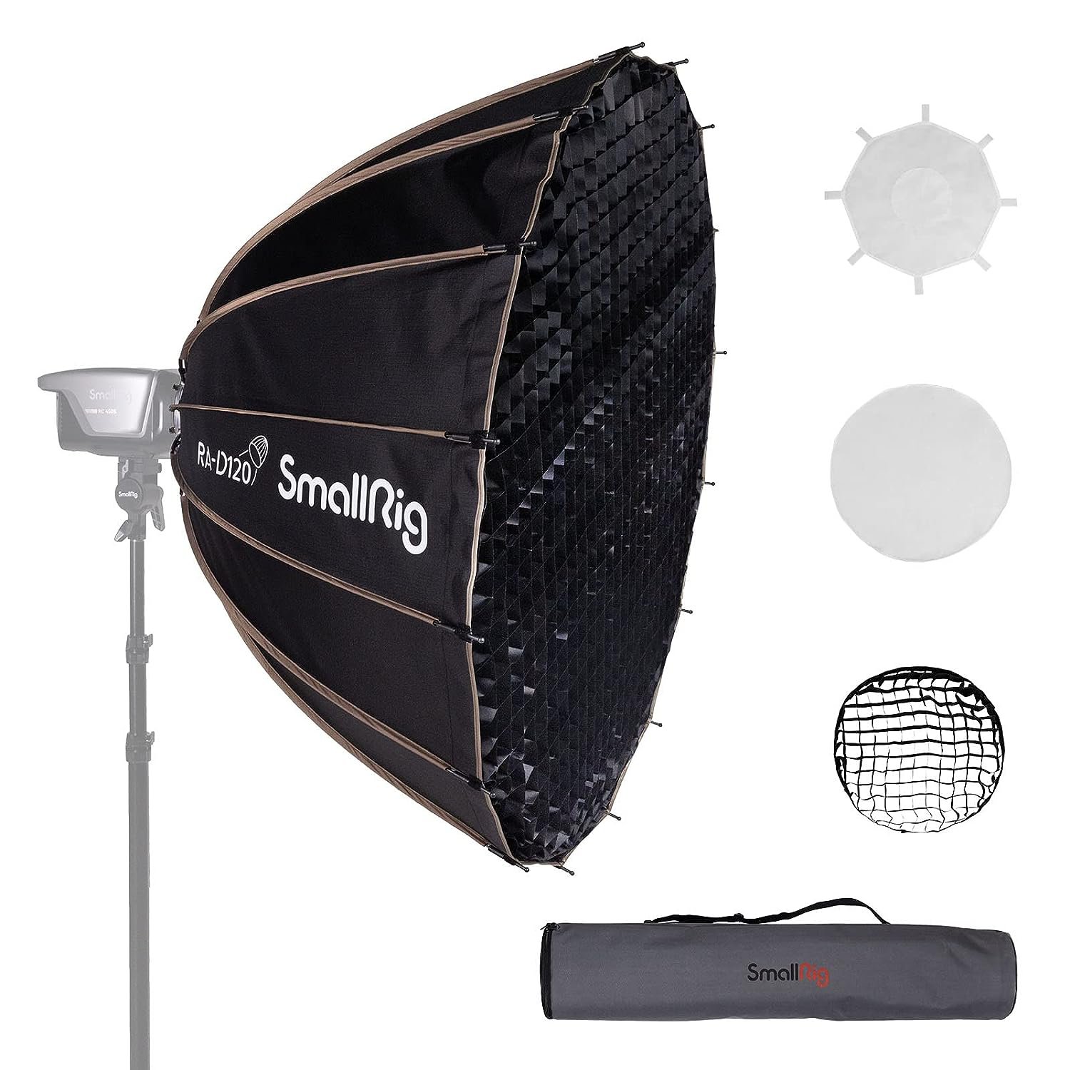 SMALLRIG Parabolic Softbox Quick Release, Parabolic Softbox, Compatible ...