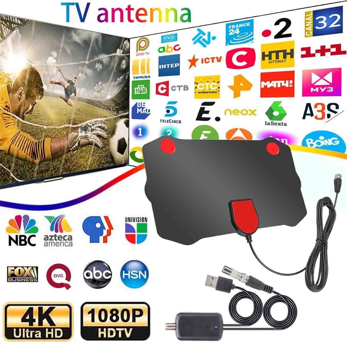 5600 Miles 4K Digital Tv Antenna Indoor Booster 1080P Antenna Digital ...