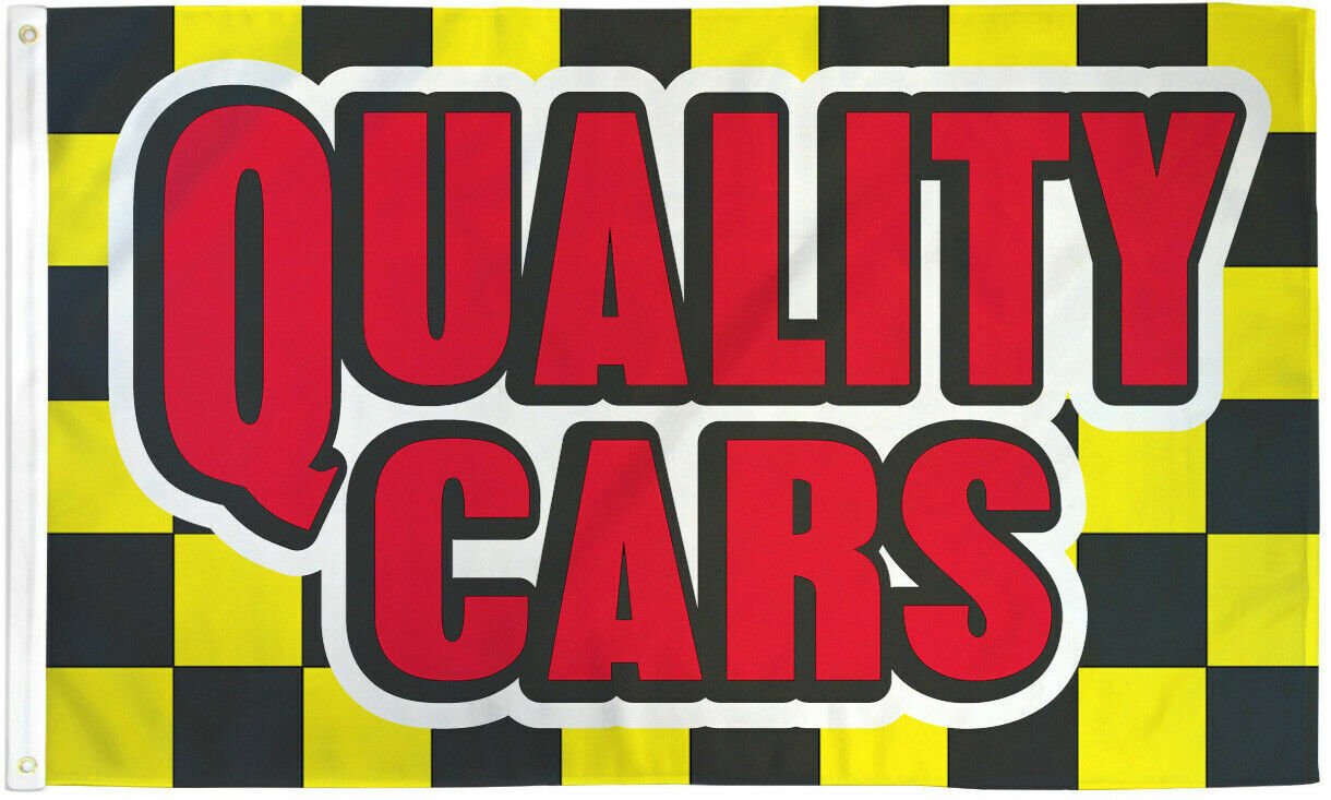 Quality Cars Flag 3x5ft Quality Cars Banner Sign Advertising Car ...