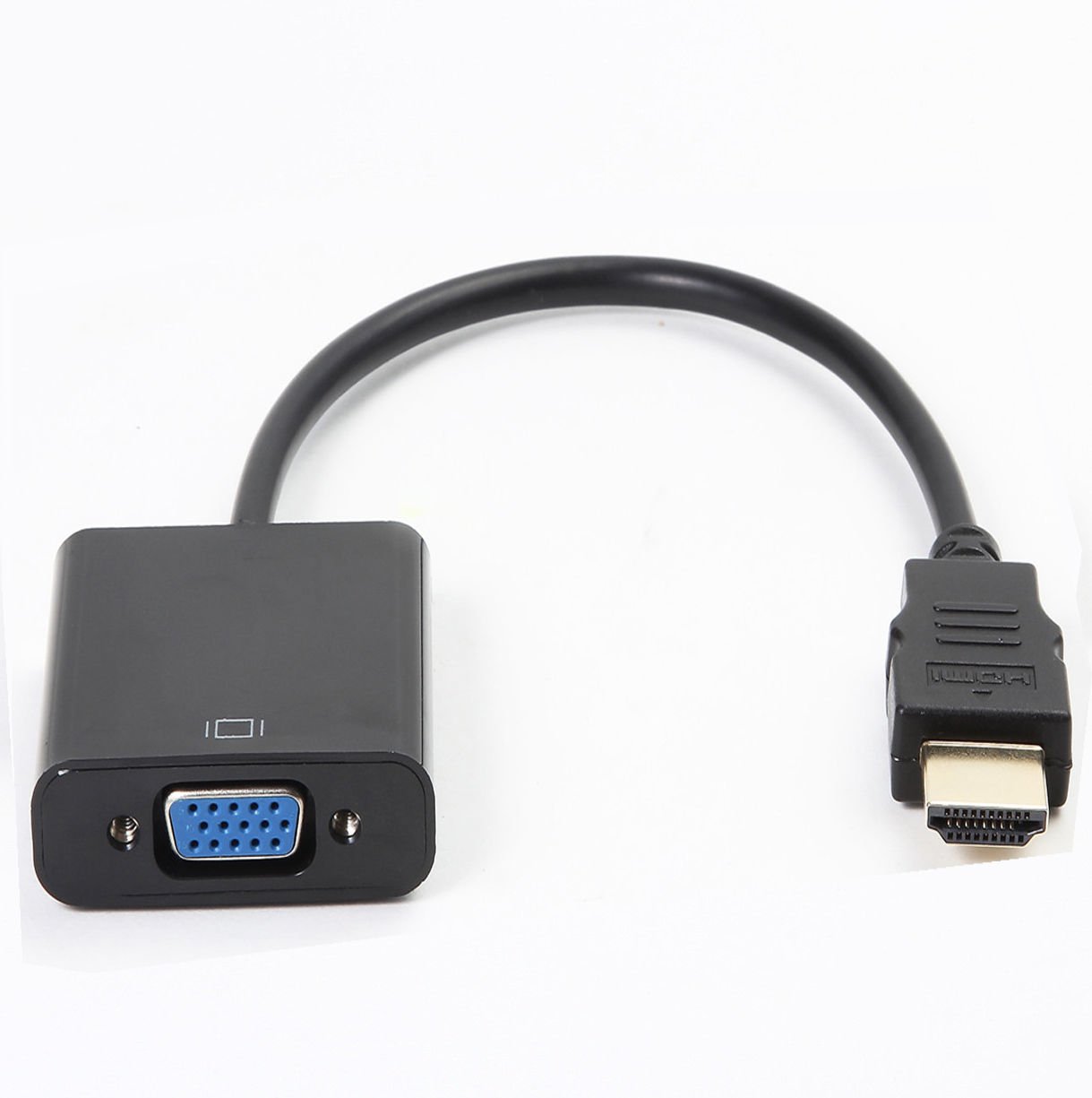 1080P HDMI Male to VGA Female Video Converter Adapter Cable for PC DVD ...