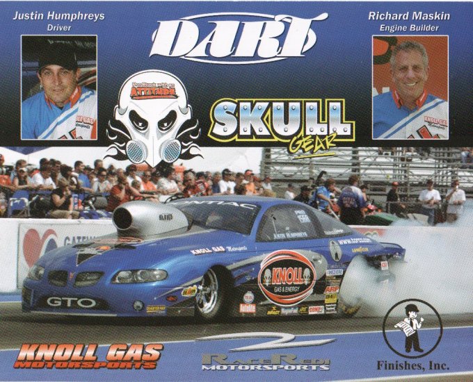2007 NHRA PS Handout Justin Humphreys (Skull Gear)