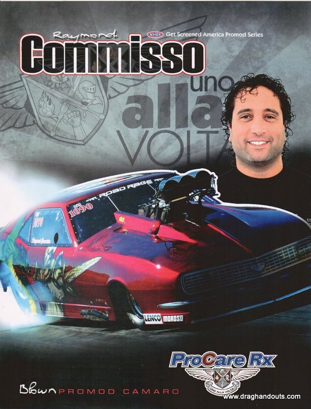2011 NHRA PM Handout Ray Commisso