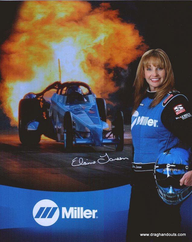 2011 NHRA Jet Dragster Handout Elaine Larsen
