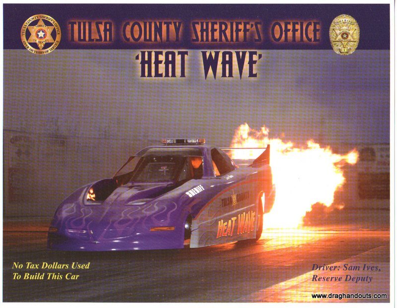 2012 NHRA Jet Funny Car Handout "Heatwave"