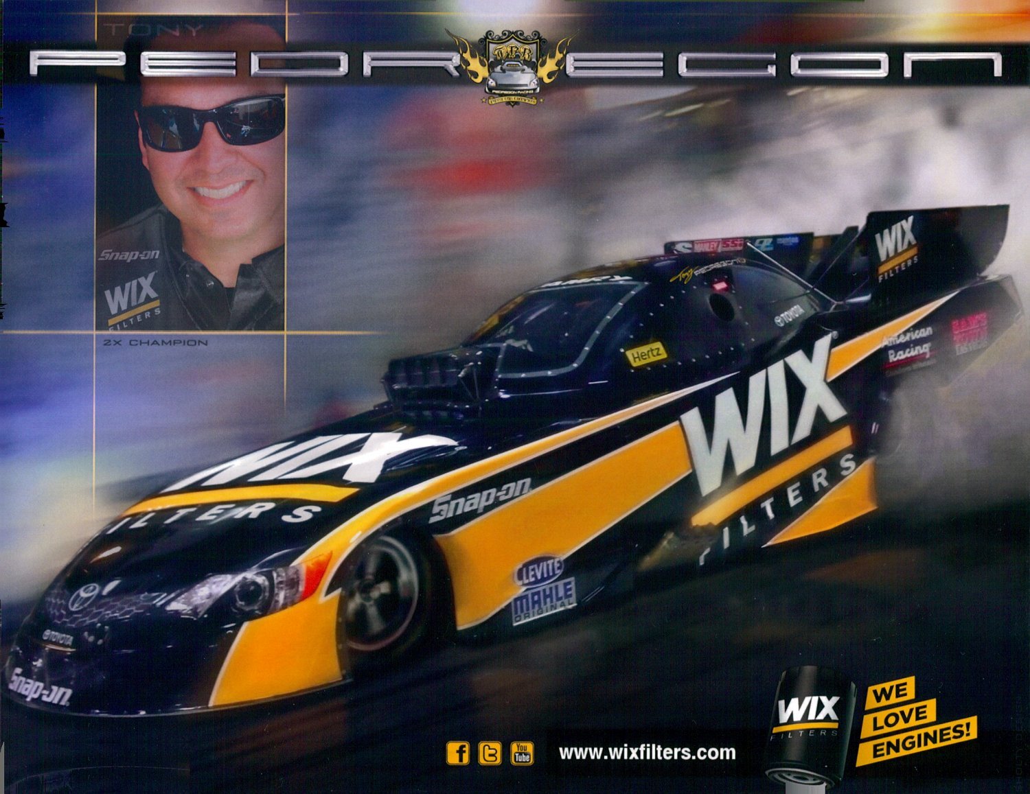 2014 NHRA FC Handout Tony Pedregon (WIX version #1)