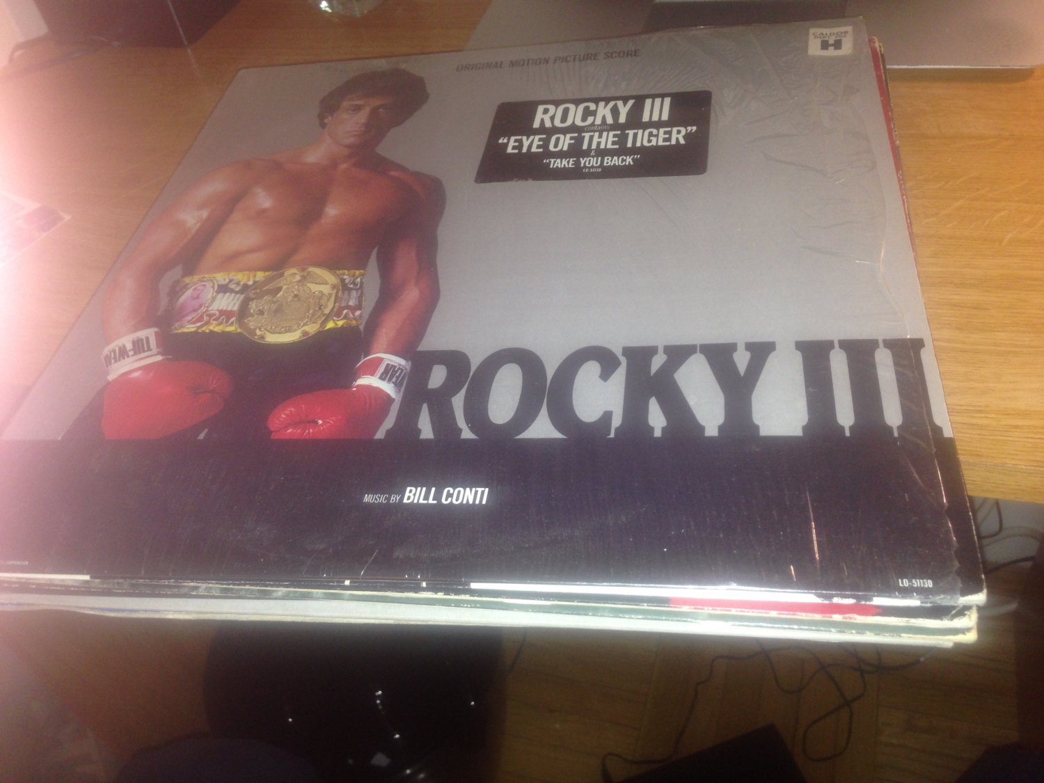 rocky III soundtrack vinyl/lp mint