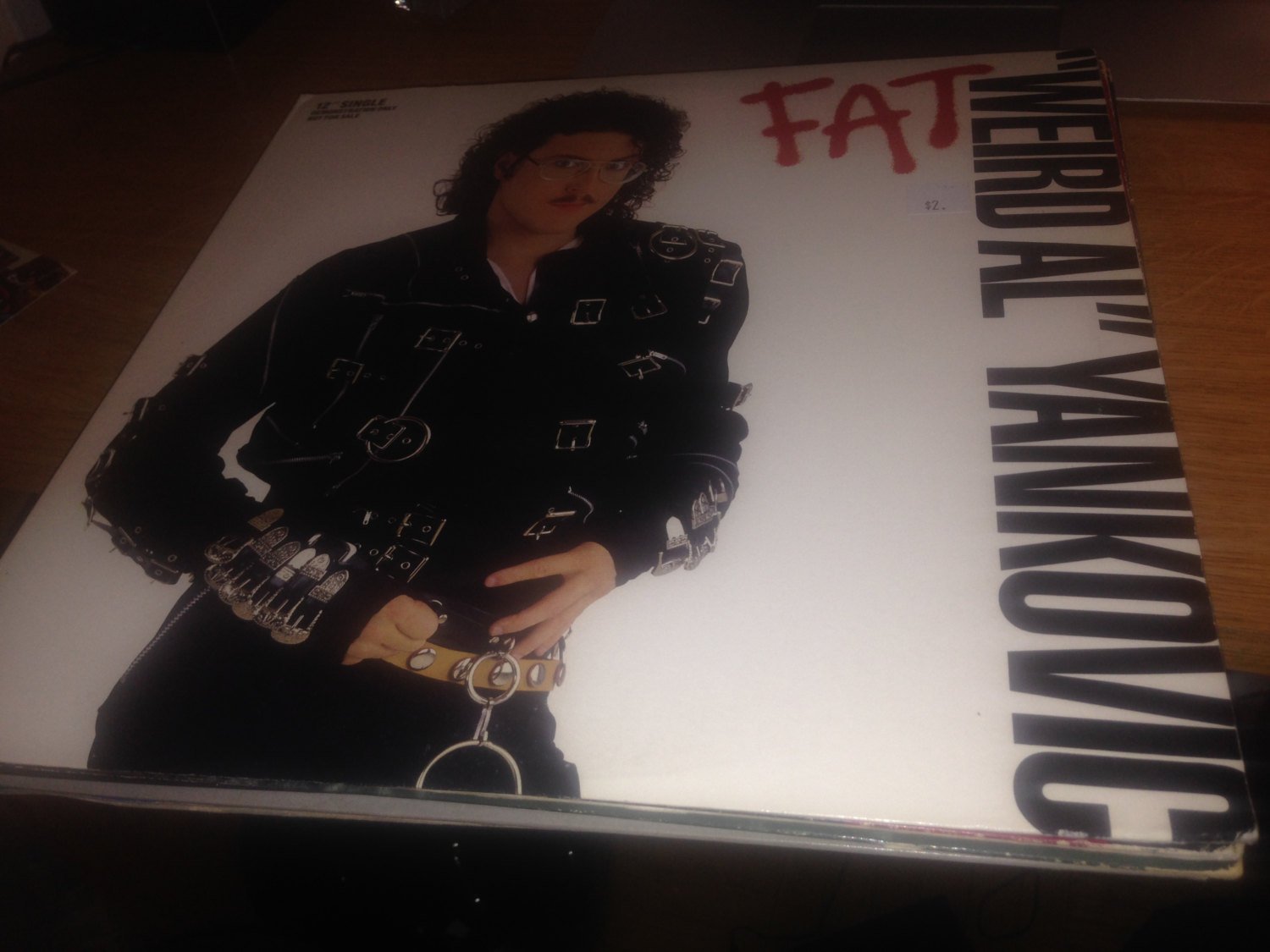 weird al yankovic fat vinyl/lp single mint 1988