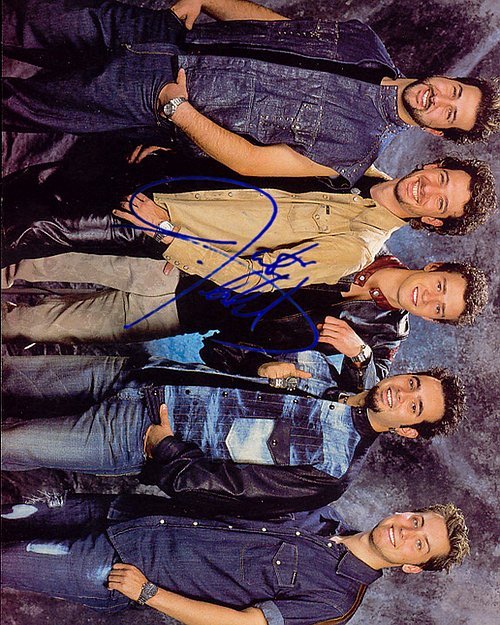 NSYNC Autographed Preprint Signed Photo