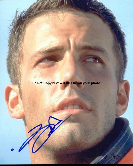 affleck Autographed Preprint Signed Photo