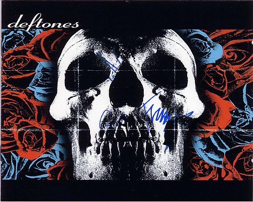 deftones_deftones_front Autographed Preprint Signed Photo