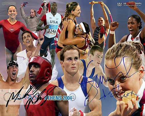 finchphelpscollage Autographed Preprint Signed Photo